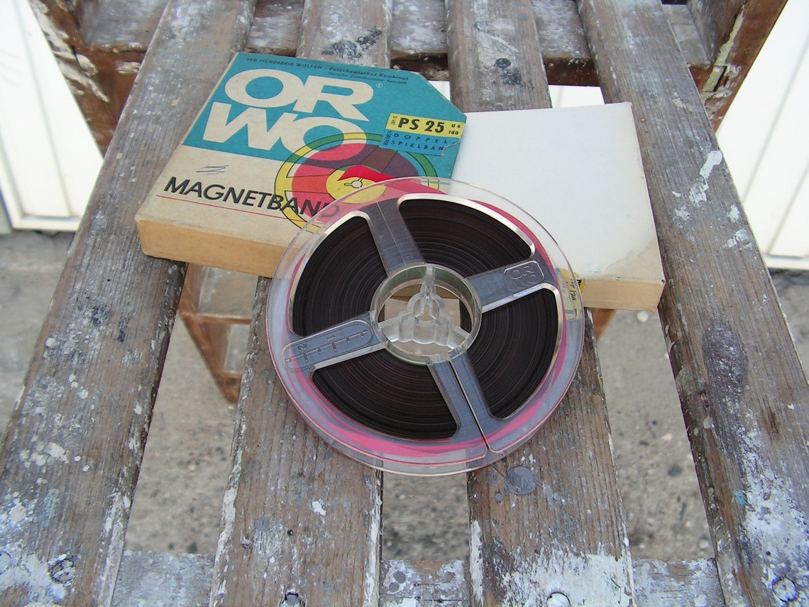 Vintage ORWO Magnetophone Recording Tape, German Music Tape, 1970s - Etsy