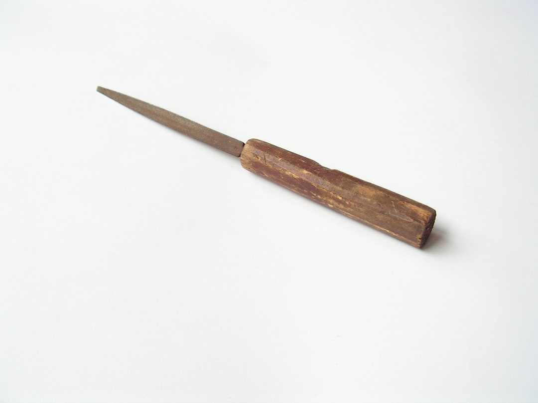 Antique File 1920s Vintage Rasptriangle Metal Files Metalworking Tool ...