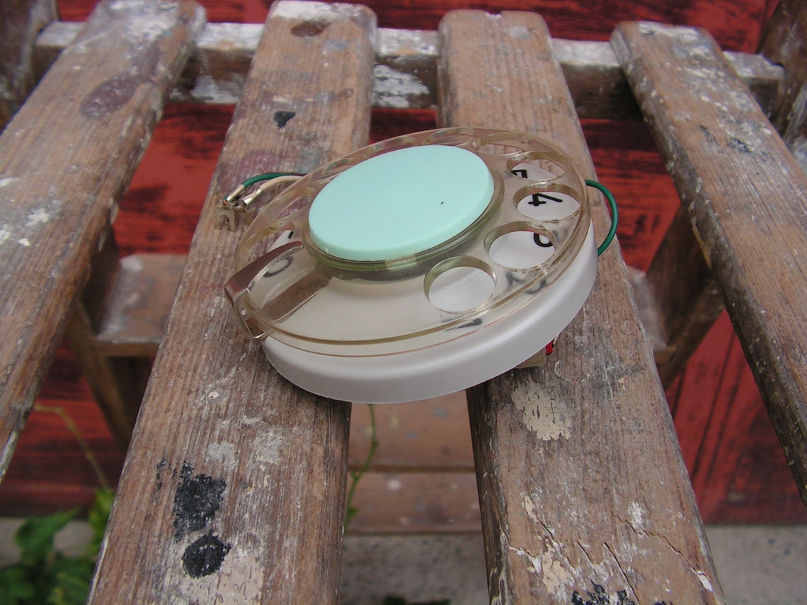 Vintage Phone Dial Disk Retro Phone Part Dialing Disk Rotary - Etsy