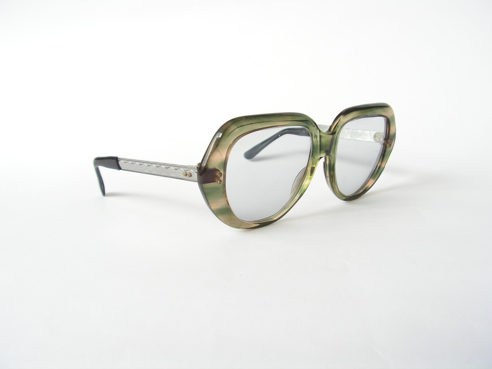 Vintage OPTA Green Optyl Reading Glasses, Oversized Eyewear - Etsy