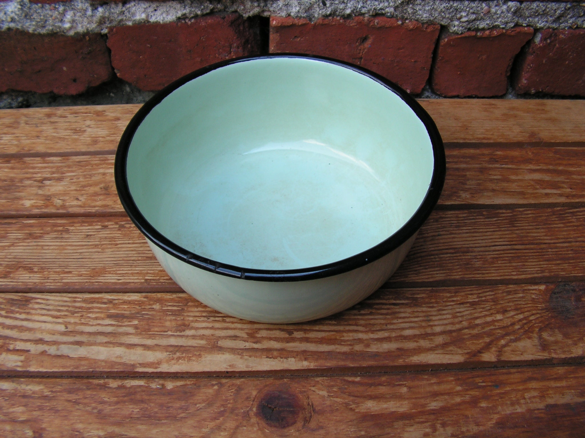 Vintage Blue Enamel Bowl Enamelware Enamel Cooking Utensil - Etsy