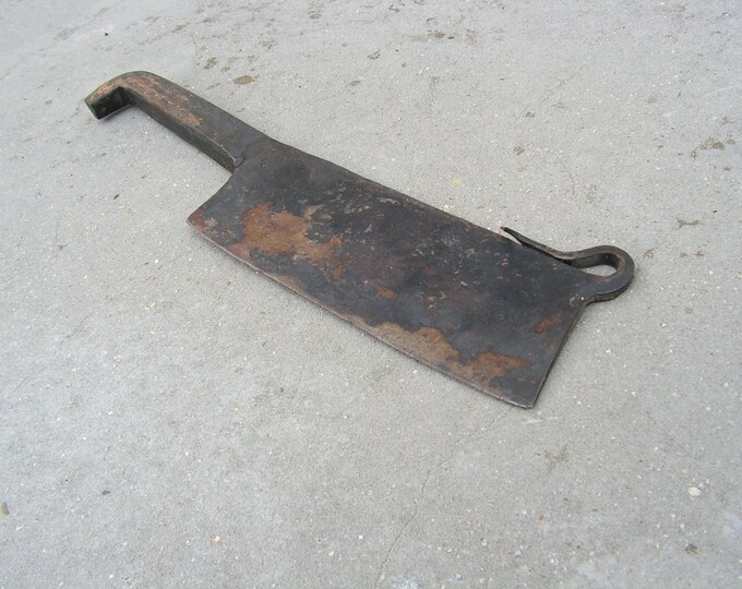 Primitive Cleaver Knife 1930s Meat Chopper Patina Vintage - Etsy