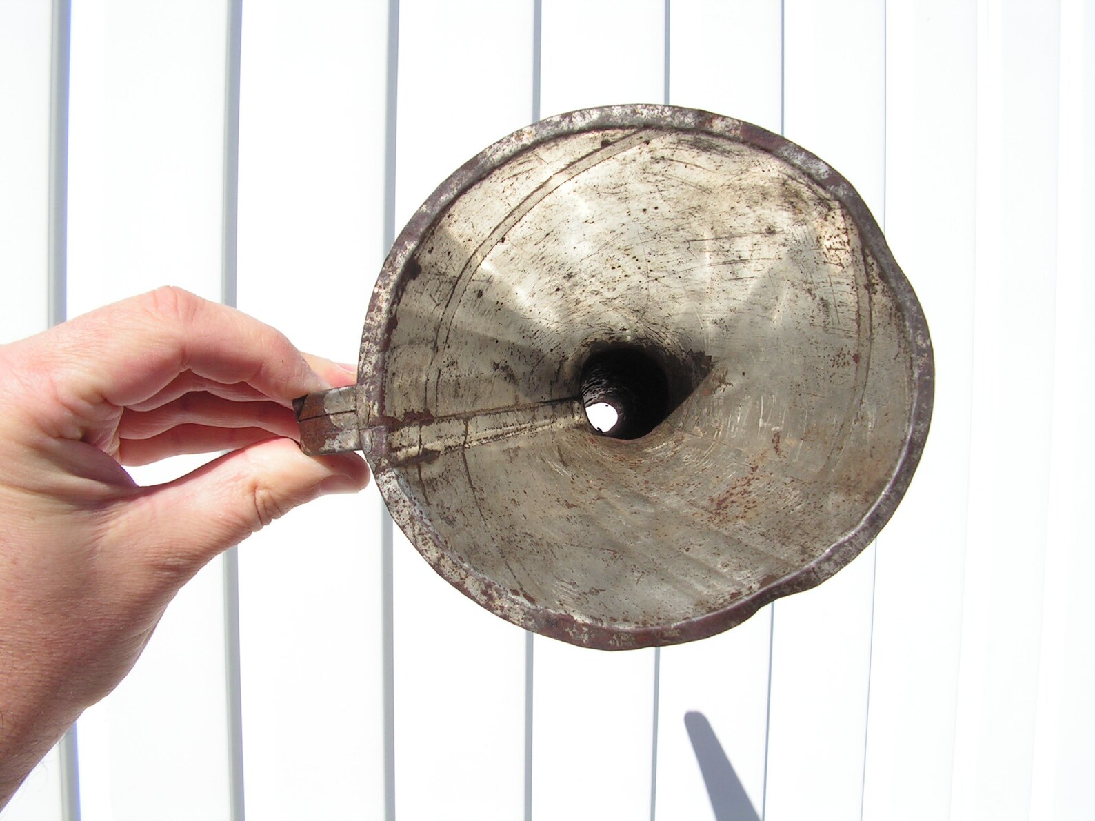 Antique Metal Funnel 1950s Large Rusty Funnel Vintage Utensil | Etsy