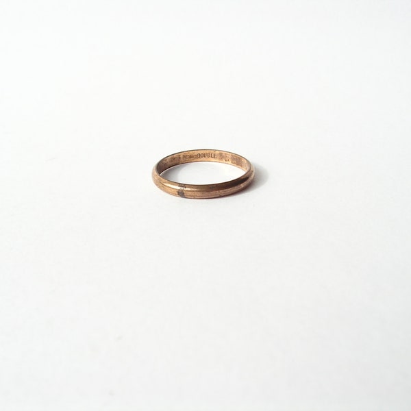 Rolled Gold Ring - Etsy