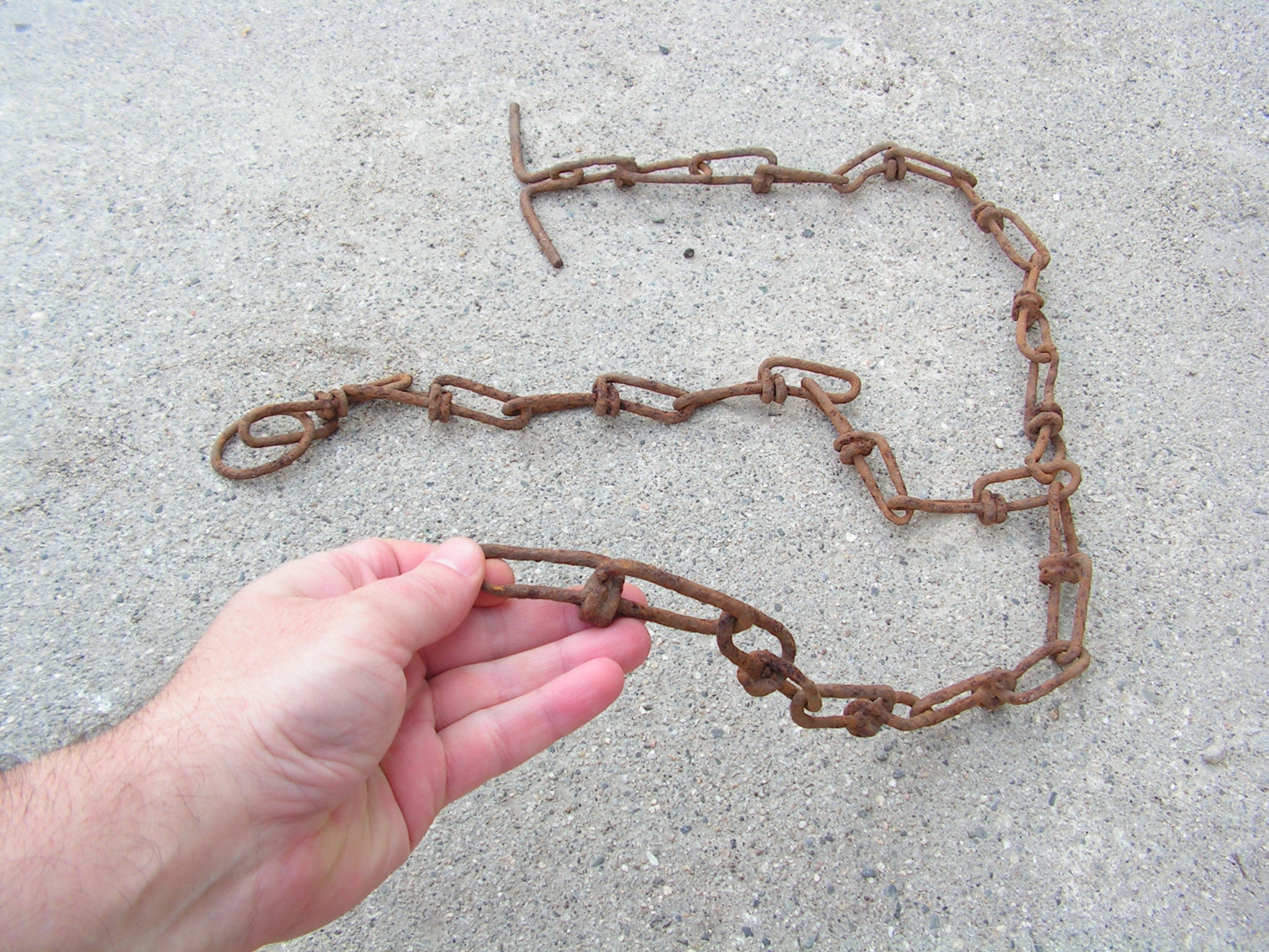 Rust iron chain Antique rusty chain Chain for the vessel | Etsy