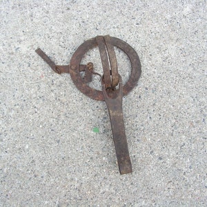 Antique Iron Trap Primitive Patina Trap Working Trap Rustic Trap Old ...