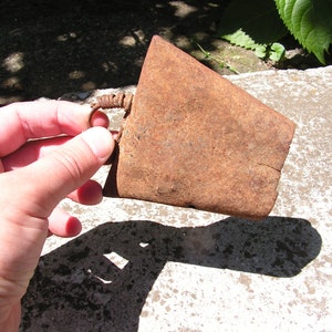 Antique Cow Bell 1800s Primitive Rust Bell Hand Forged Iron Bell Animal ...