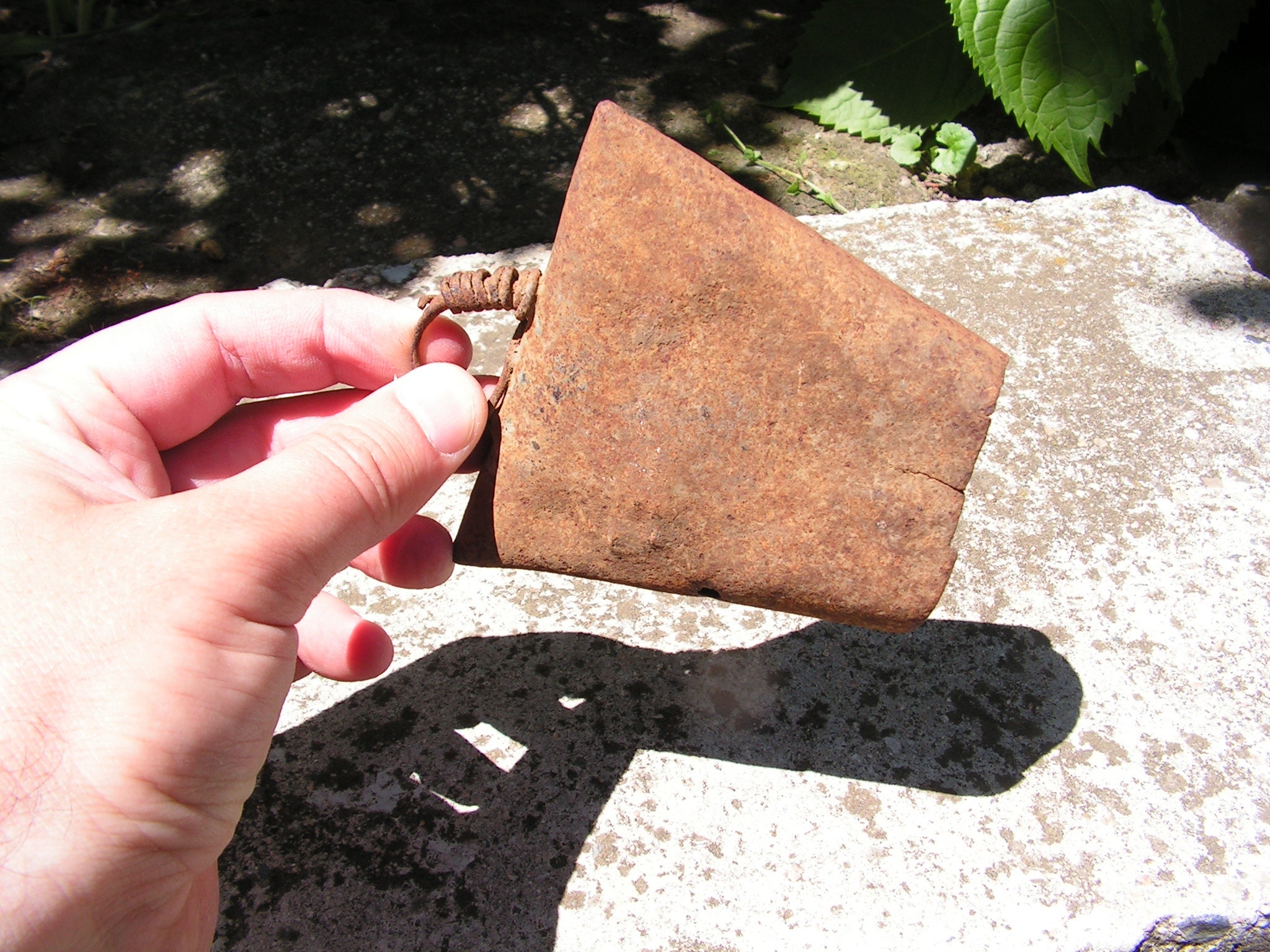 Antique Cow Bell 1800s Primitive Rust Bell Hand Forged Iron | Etsy