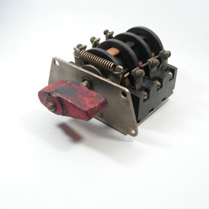 Vintage Mechanical Switch 1957s, Switch 220V 500V, Toggle Massive ...