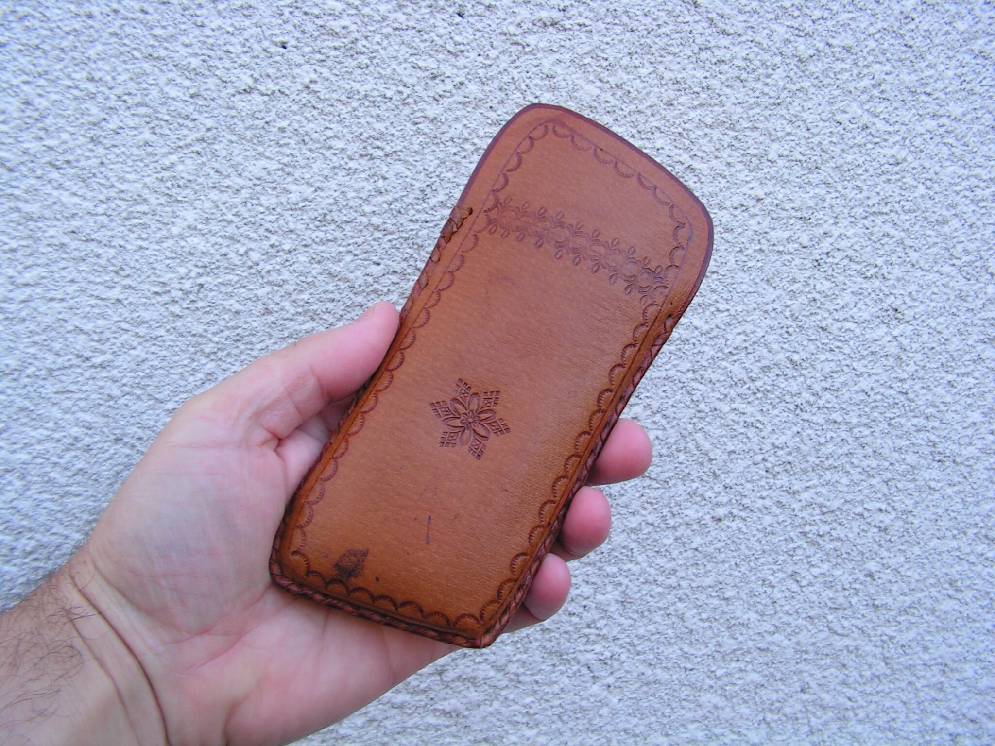 Vintage Genuine Leather Glasses Holder Spectacle Case Brown - Etsy