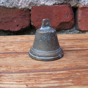 Antique Brass Bell Small Bell Patina Old Bulgarian Bell Hand Made Bell ...