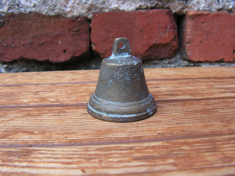 Antique Brass Bell Small Bell Patina Old Bulgarian Bell Hand Made Bell ...