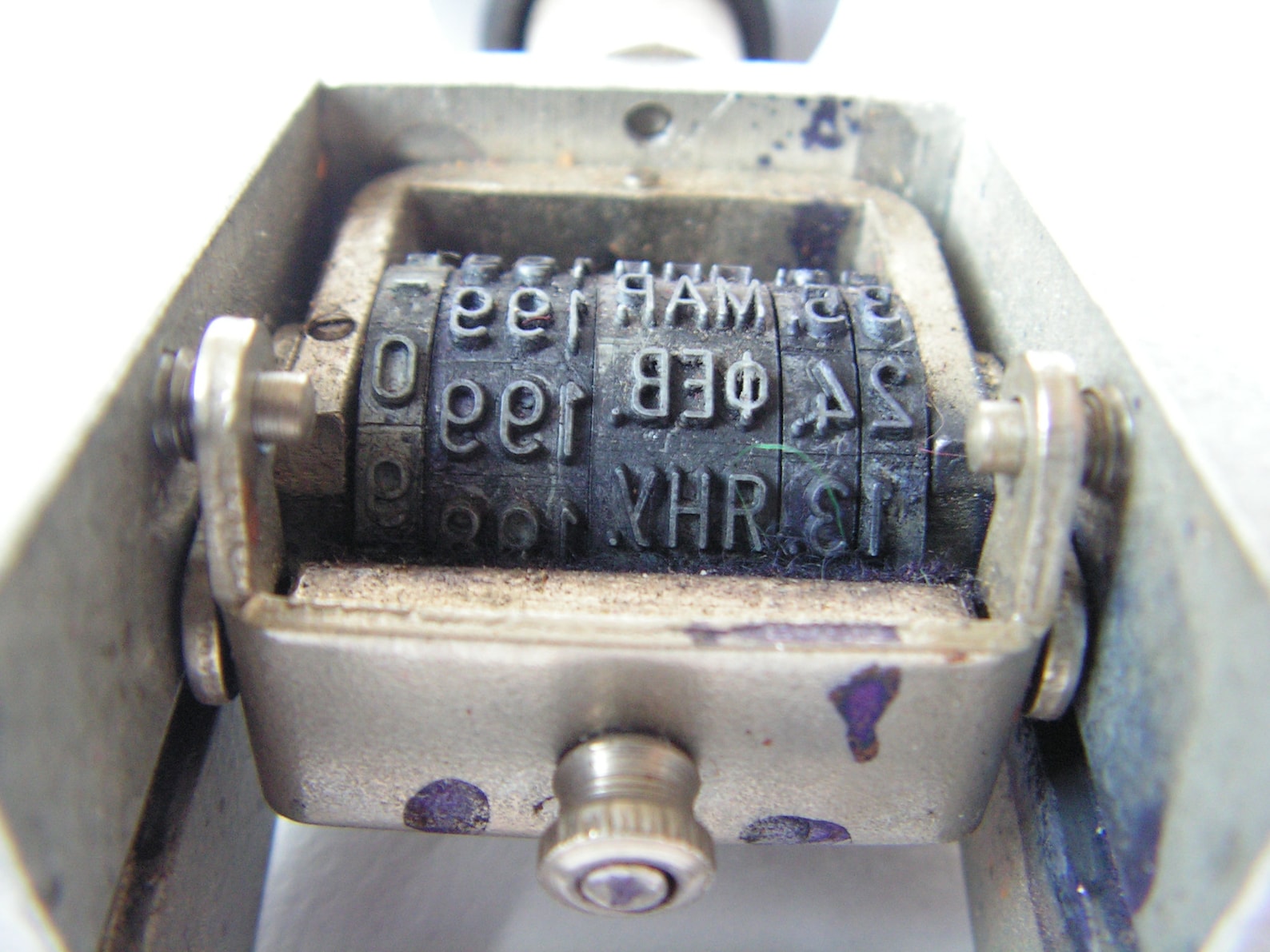 Vintage Date Stamp Office Stamp Old Stamp Stamp dater | Etsy