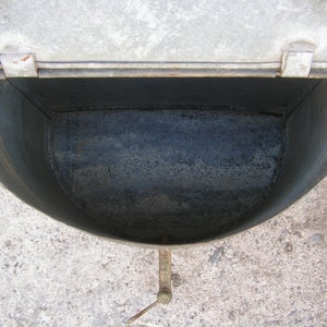 Vintage Sink, Rustic Wash Basin, Wall Metal Sink, Garden Sink With ...