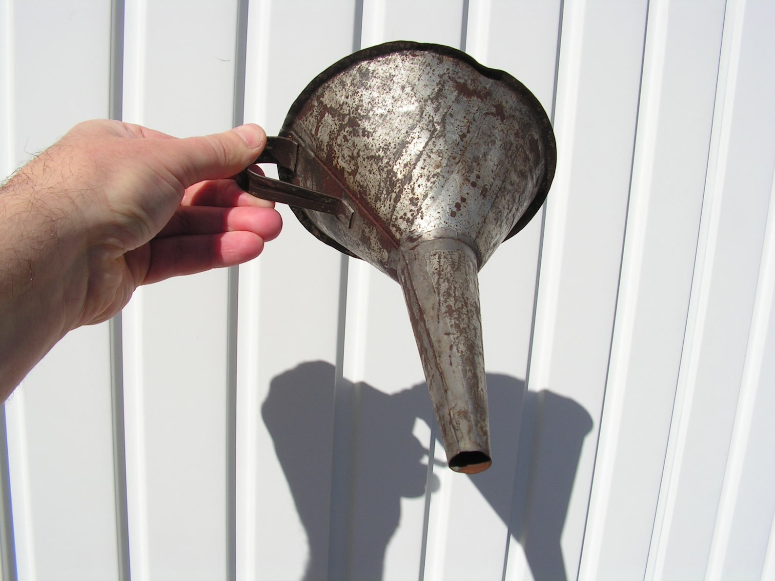 Antique Metal Funnel 1950s Large Rusty Funnel Vintage Utensil - Etsy