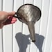 Antique Metal Funnel 1950s Large Rusty Funnel Vintage Utensil Kitchen ...