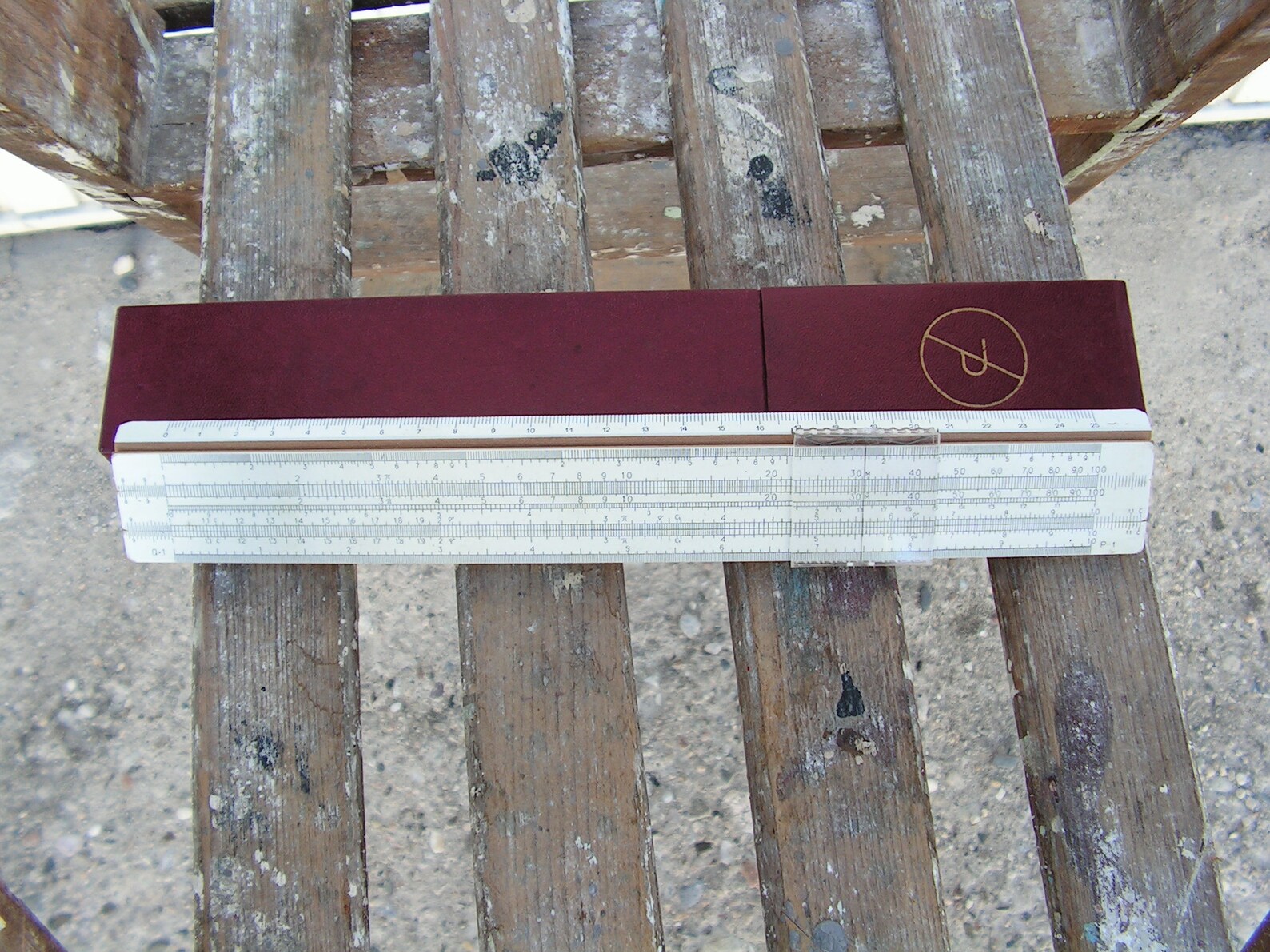 Old Soviet Logarithmic Ruler Original Case 1972s Wooden - Etsy