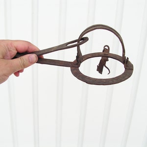 Antique Iron Trap Primitive Patina Trap Working Trap Rustic Trap Old ...