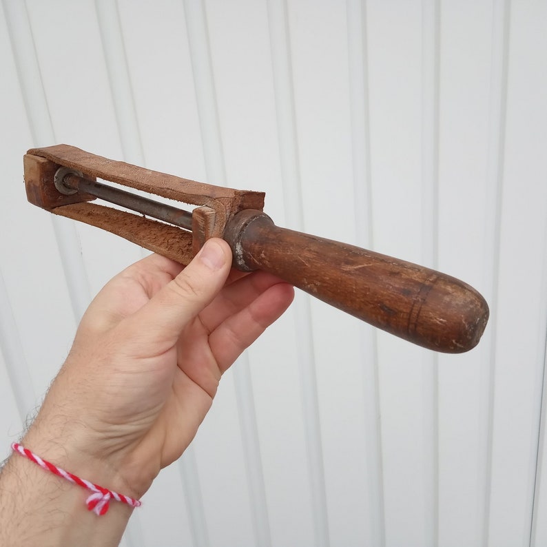 Antique Razor Strop 1930s Leather Shaving Strop Sharpening | Etsy