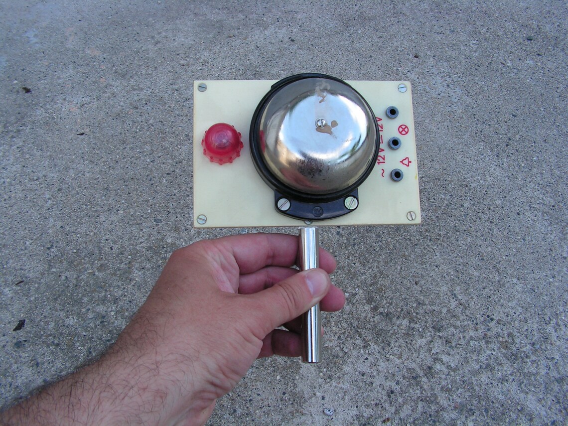 Vintage Electric Bell, Electric School Supplies, Electric Model, School ...