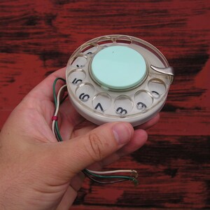 Vintage Phone Dial Disk Retro Phone Part Dialing Disk Rotary Telephone ...
