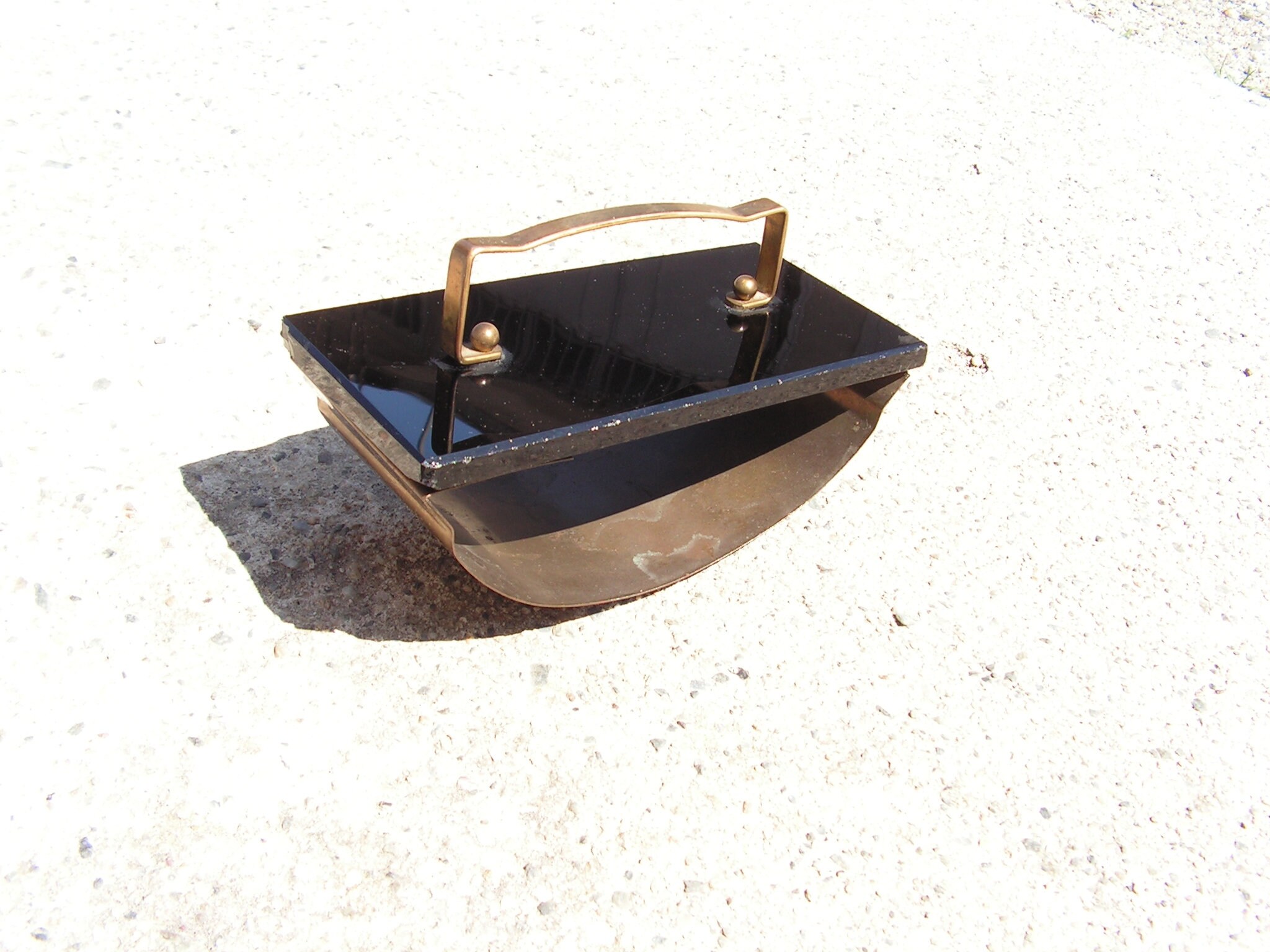 Vintage Desk Blotter Brass Glass Blotter Rocking Ink | Etsy