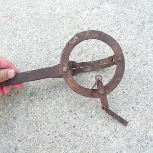 Antique Iron Trap Primitive Patina Trap Working Trap Rustic Trap Old ...