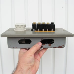 Vintage Switch, Retro Electric Panel, Mechanical Switch Ceramic Fuse ...