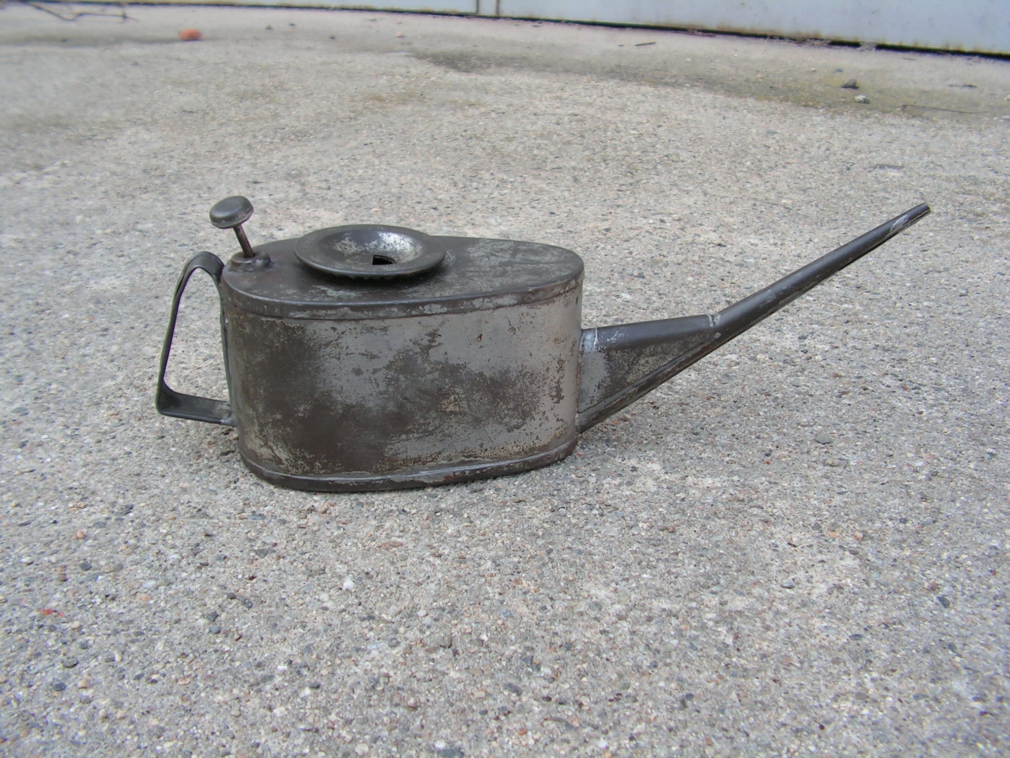 Vintage Pump Oil Can Oil Tin Long Spout Oil Can Antique - Etsy