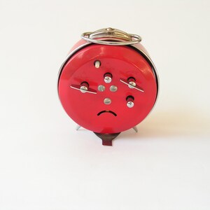 Working Red Clock Alarm Not Work, Chinese Alarm Clock, Vintage ...