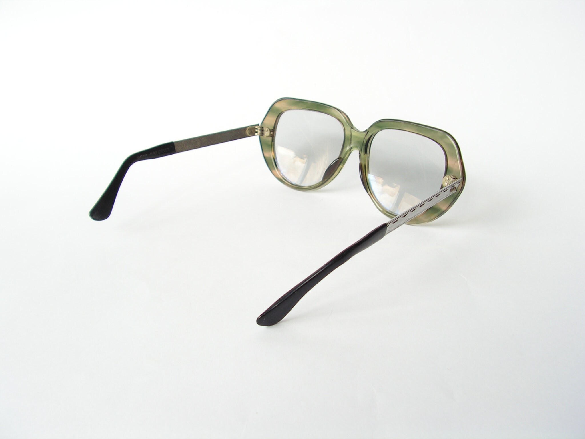 Vintage OPTA Green Optyl Reading Glasses, Oversized Eyewear - Etsy