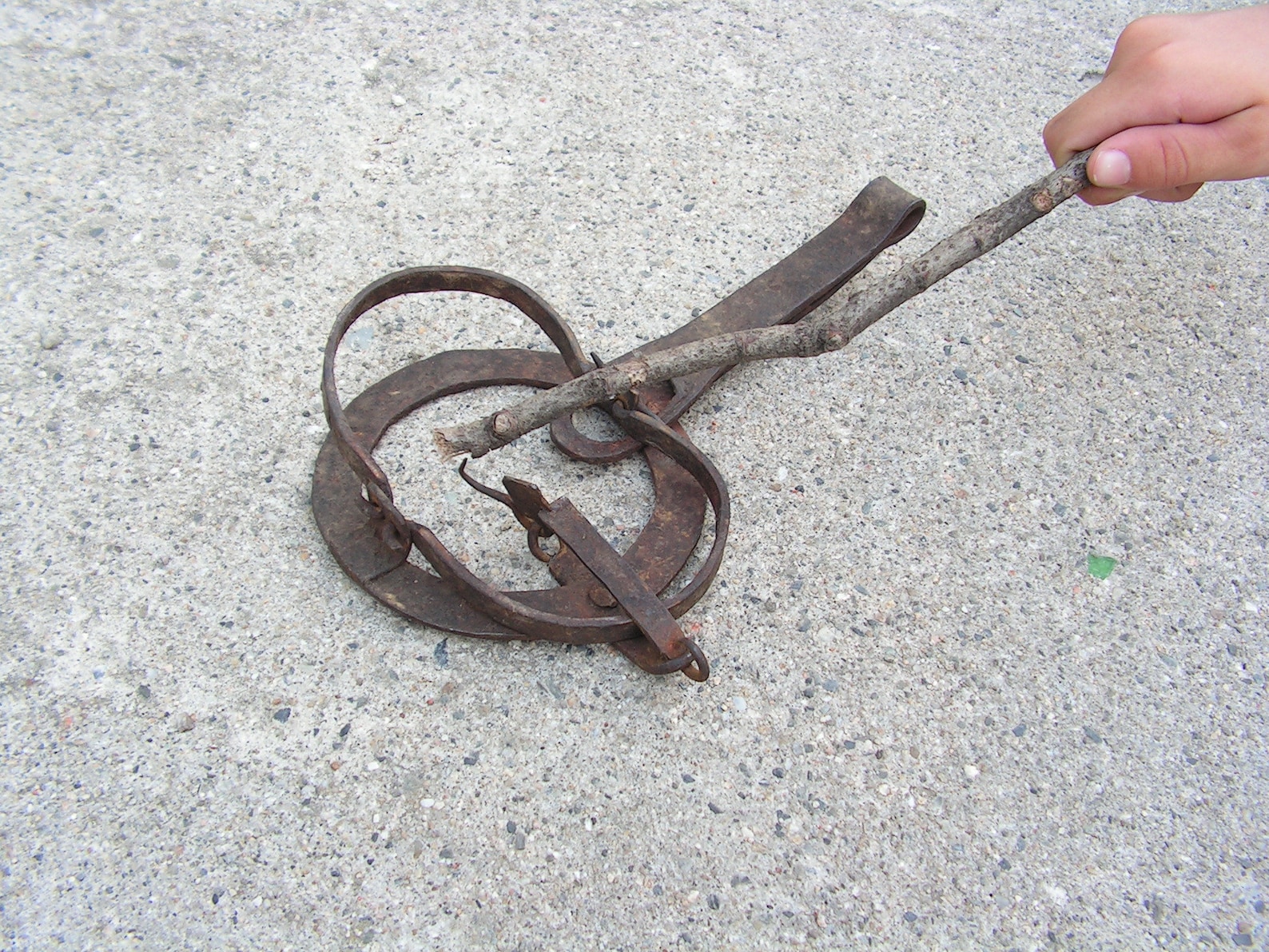 Antique Iron Trap Primitive Patina Trap Working Trap Rustic | Etsy