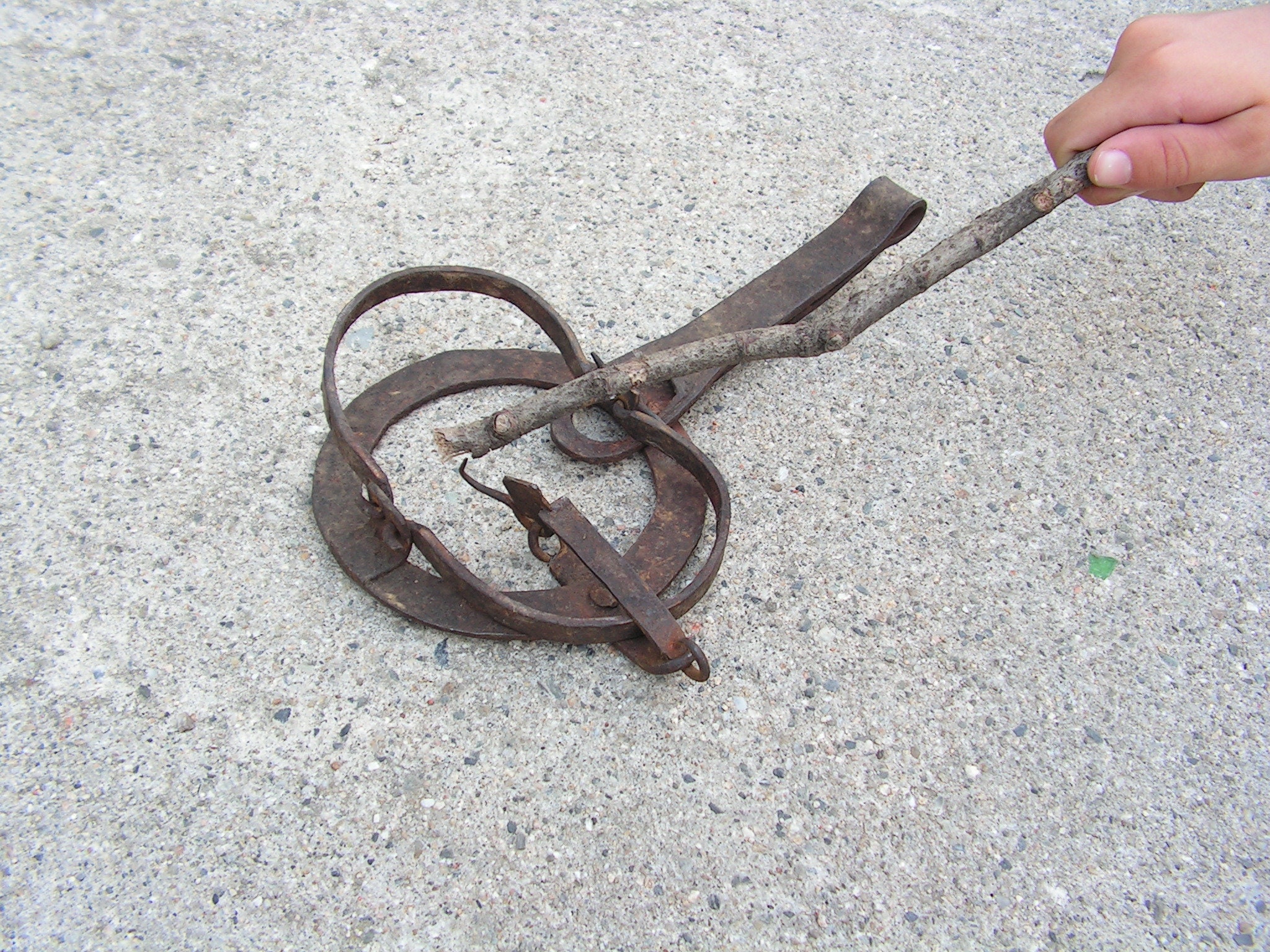 Antique Iron Trap Primitive Patina Trap Working Trap Rustic | Etsy
