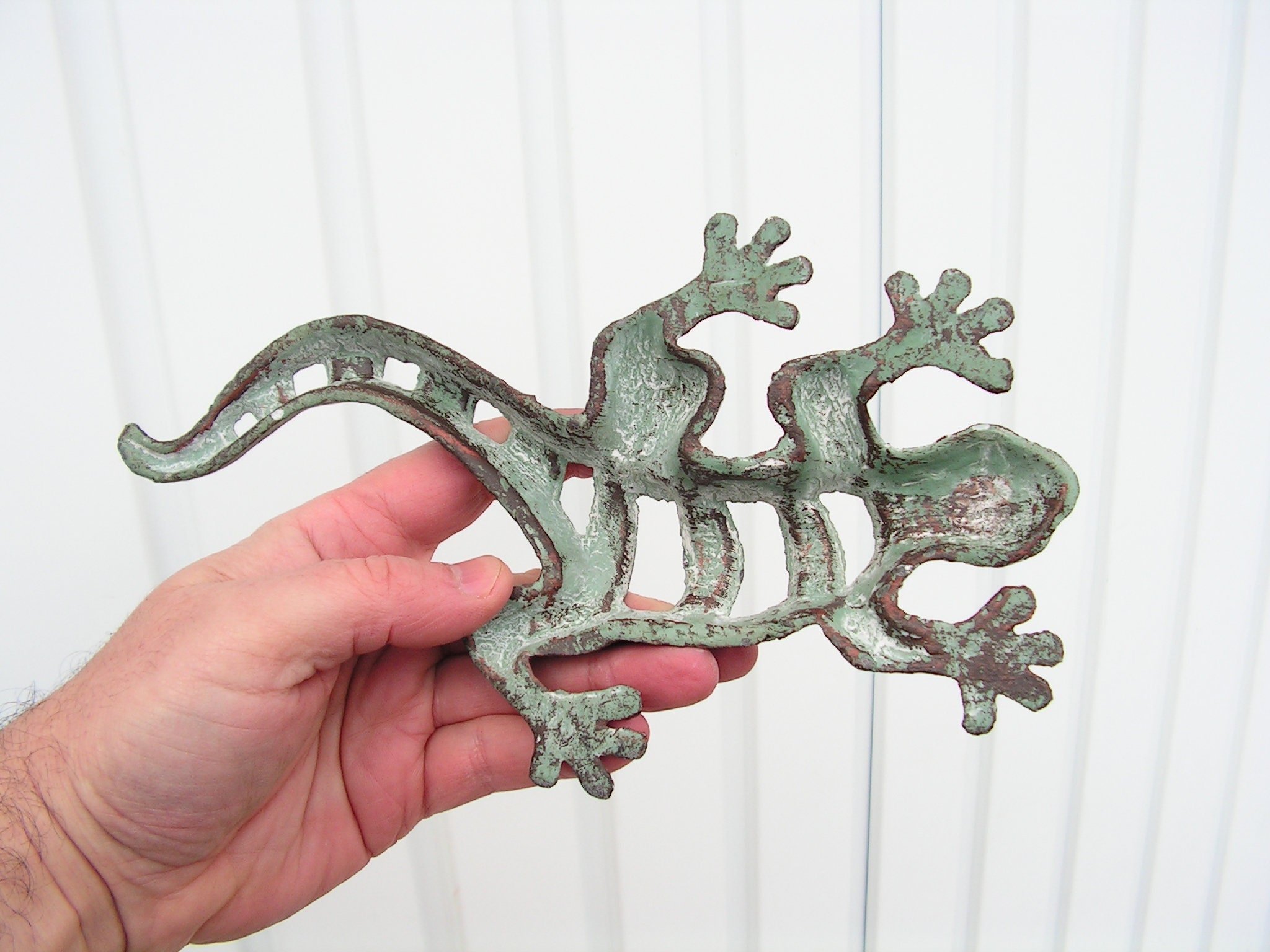 Antique Cast Iron Gecko Lizard Figurine Metal Figure Animal - Etsy UK