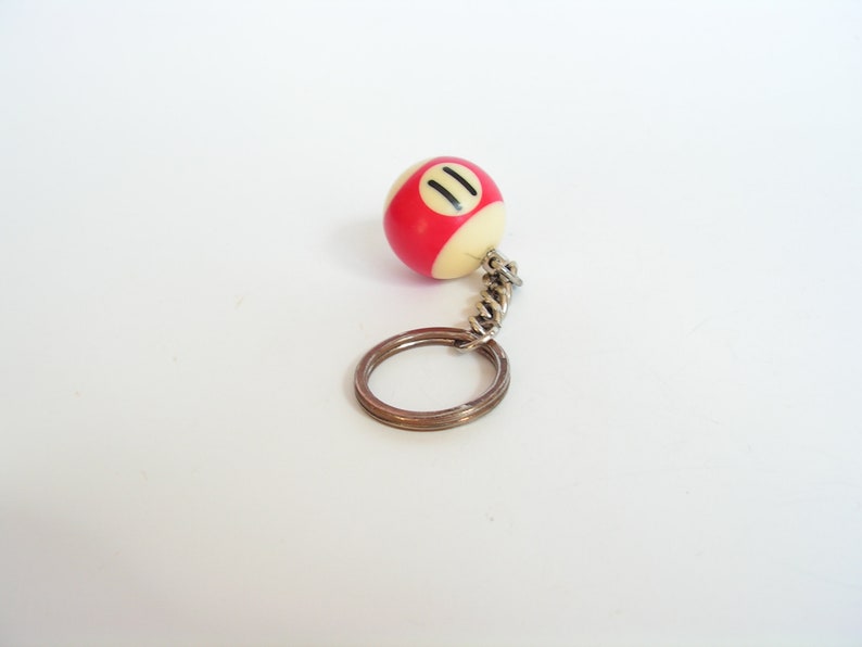 Keychain Billiard Ball Vintage Keychain Old Key Holder - Etsy