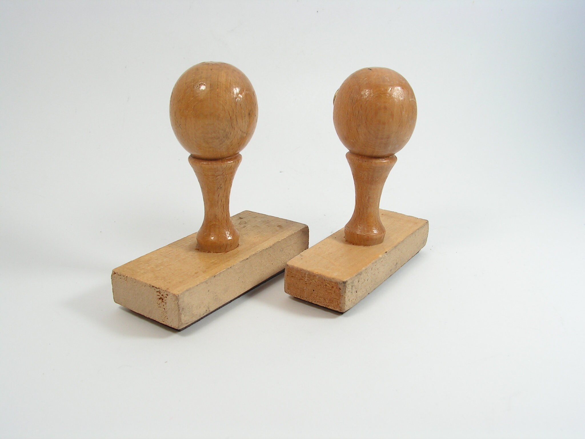 Pair Small Stamps 80s Company Stamps Vintage Rubber Stamps - Etsy