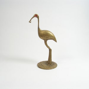 Retro Brass Stork Miniature Stork Figurine Small Metal Stork Metal ...