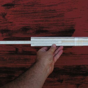 Old Soviet Logarithmic Ruler Original Case 1972s Wooden Architect Ruler ...