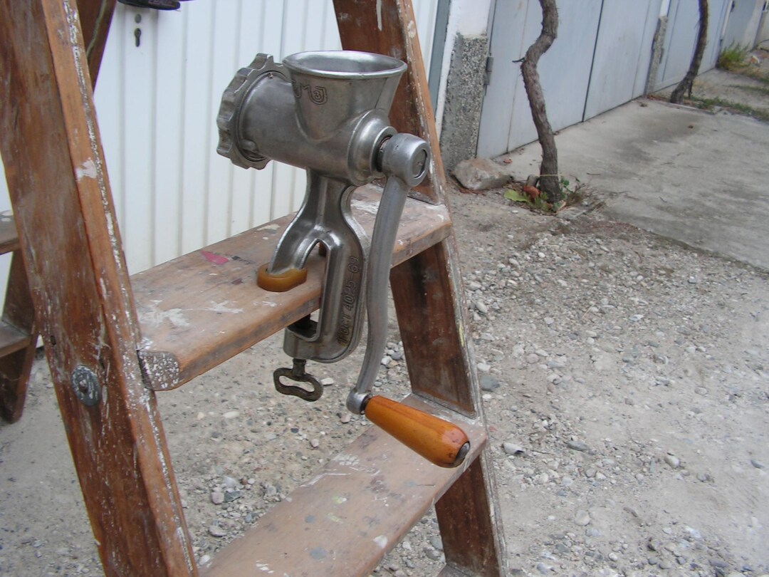 Vintage Meat Grinder USSR Massive Soviet Meat Chopper NOS Solid ...