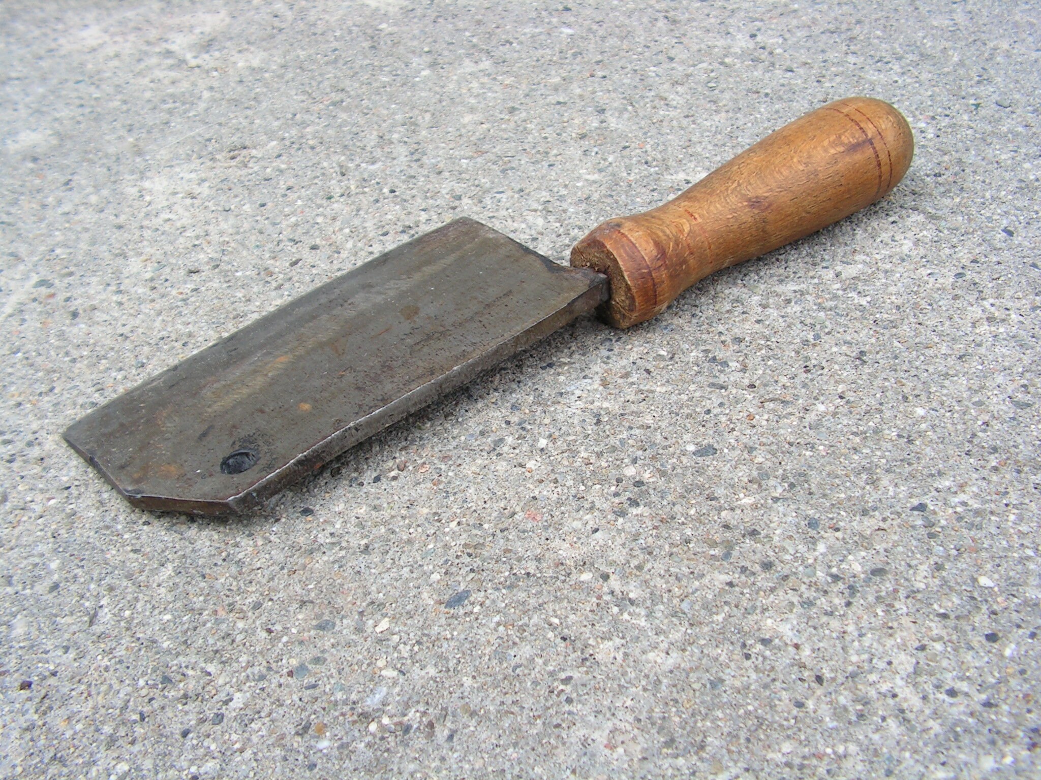 Vintage Cleaver Wooden Handle 50s Meat Chopper Sharpened Blade | Etsy
