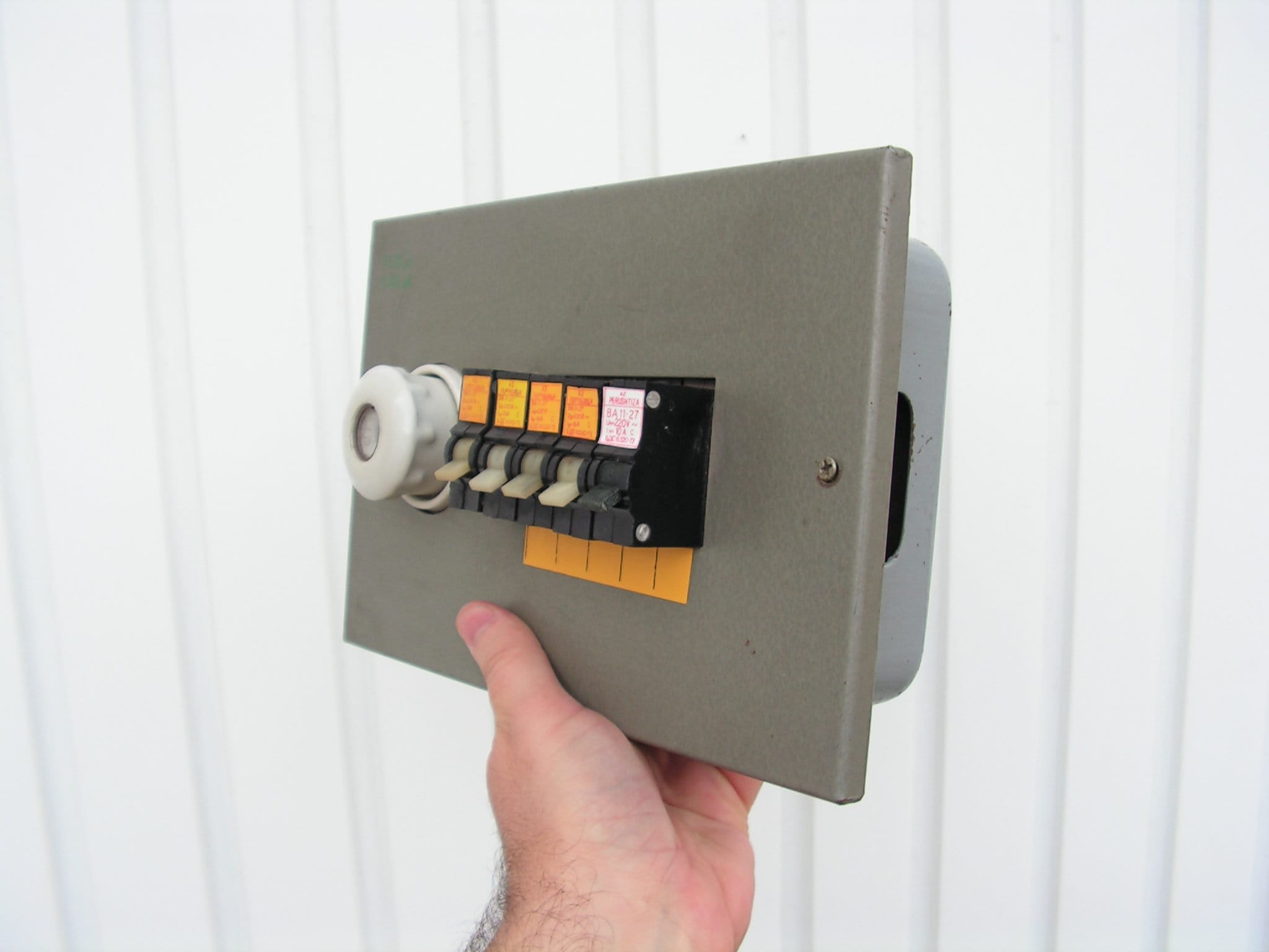 Vintage Switch, Retro Electric Panel, Mechanical Switch Ceramic Fuse ...