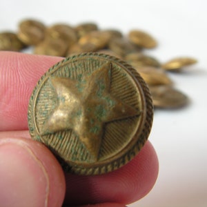 Set of 35 Vintage Military Metal Buttons With USSR Star Army Uniform ...