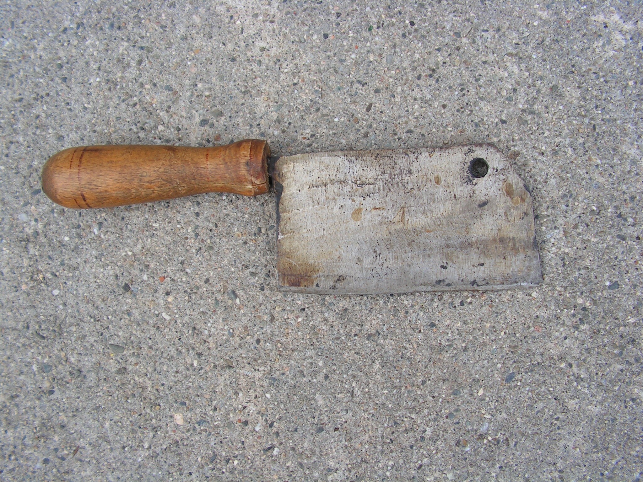 Vintage Cleaver Wooden Handle 50s Meat Chopper Sharpened Blade - Etsy