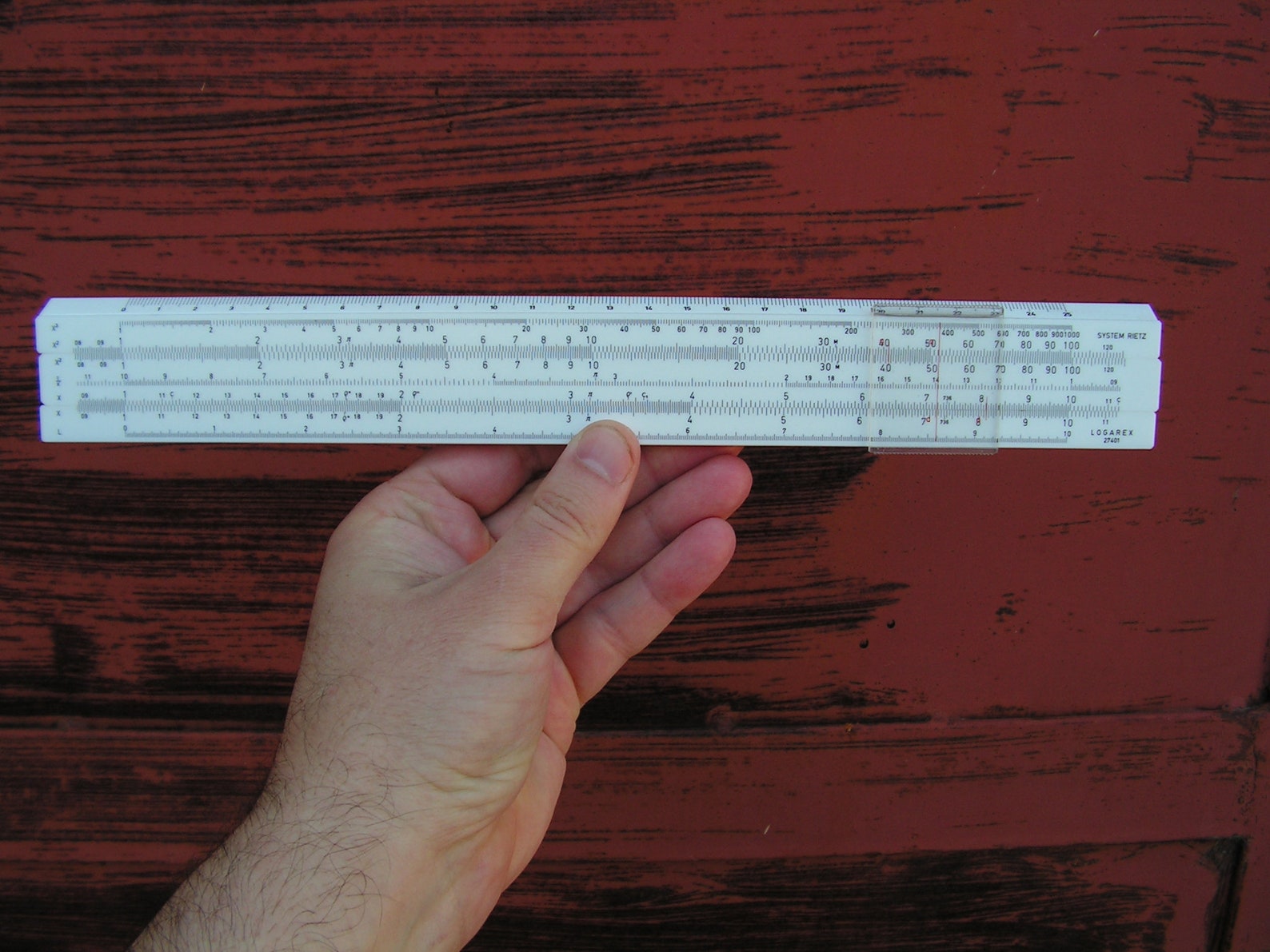 Vintage Slide Scale Rule LOGAREX Retro Logarithmic Ruler NOS | Etsy