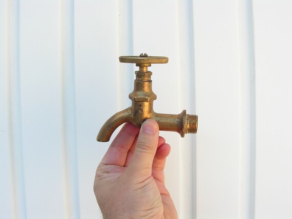Rare Vintage Water Tap Brass Handle Massive Water Faucet 60s | Etsy