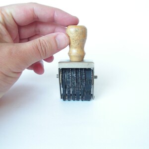 Vintage RARE Stamp, Numbering Mashine, Numbering Stamp With Prices ...
