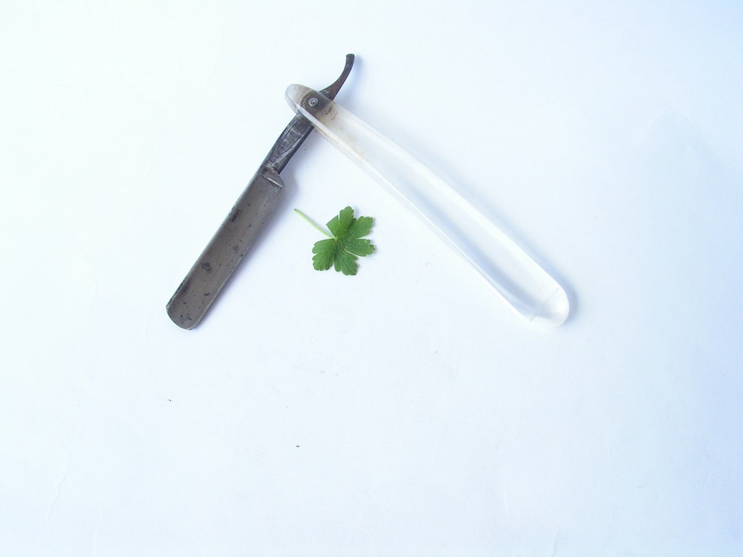 Razor SOLINGEN Antique Straight Razor Vintage Metal Man Shaver Straight ...