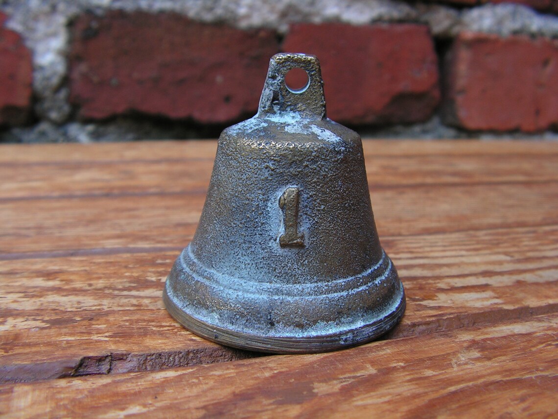 Antique Brass Bell Small Bell Patina Old Bulgarian Bell Hand Made Bell ...
