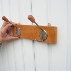 Vintage Coat Rack NOS 1969s Retro Clothes Wall Hanger With Label ...