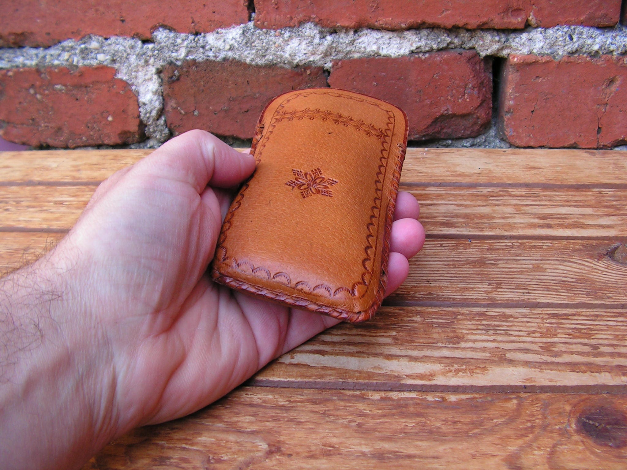 Vintage Genuine Leather Glasses Holder Spectacle Case Brown - Etsy